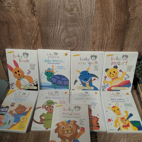 Toys | 9 Baby Einstein Baby Learning Disney Dvds | Poshmark